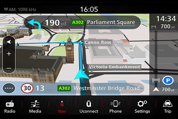 Uconnect™ 7" Radio Nav | TomTom